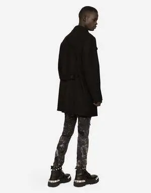 Dolce & Gabbana Wool Pea Coat Coats And Jackets