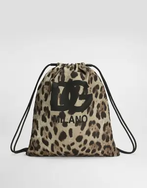 Dolce & Gabbana Leo-print Nylon Backpack Accessories - Multicolor
