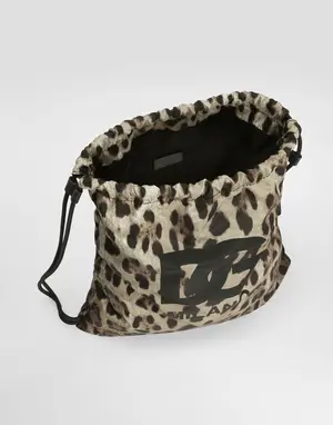 Dolce & Gabbana Leo-print Nylon Backpack Accessories
