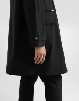 Dolce & Gabbana Nylon Canvas Single-breasted Trench Coat