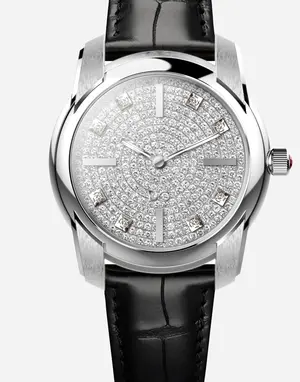 Dolce & Gabbana Dg7 Pavé White Gold Watch Watches