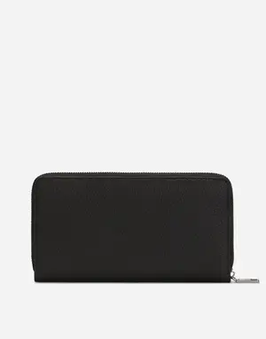 Dolce & Gabbana Zip-around Dg Logo Wallet Wallets And Small Leather Goods - Black