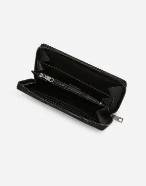 Dolce & Gabbana Zip-around Dg Logo Wallet Wallets And Small Leather Goods - Black