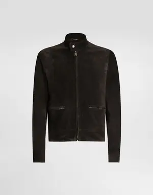 Dolce & Gabbana Calfskin Jacket Coats And Jackets - Brown