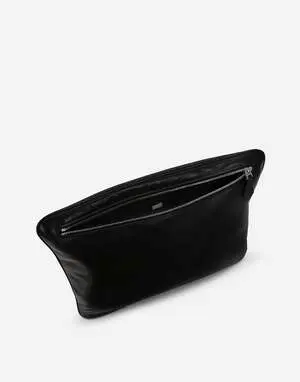 Dolce & Gabbana Nappa Leather Handbag Briefcase And Clutches Leather