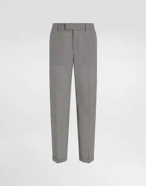 Dolce & Gabbana Tailored Wool Pants Pants And Shorts - Multicolor