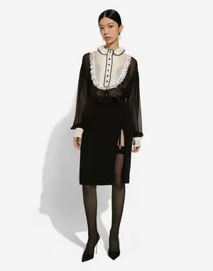 Dolce & Gabbana Camicia Shirts And Tops Silk - Black