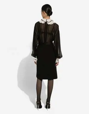 Dolce & Gabbana Camicia Shirts And Tops Silk - Black