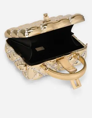 Dolce & Gabbana Resin Dolce Box Bag With Rhinestones