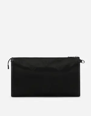 Dolce & Gabbana Nylon Pouch With Logo Wallets And Small Leather Goods