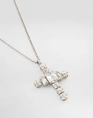 Dolce & Gabbana Embellished Cross Necklace