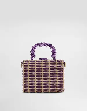 Dolce & Gabbana Woven Dolce Box Handbag Handbags