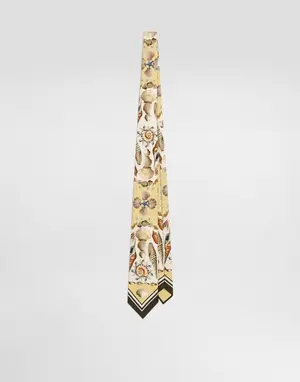 Dolce & Gabbana Shell Print Neck Tie - Multicolor