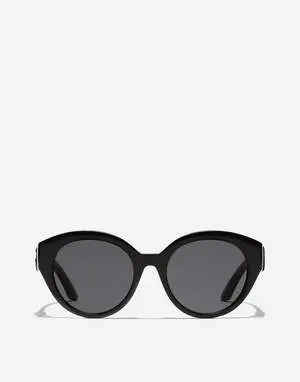 Dolce & Gabbana Everyday Flower Sunglasses Sunglasses Acetate - Black