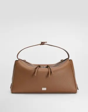 Dolce & Gabbana Vittoria Calfskin Crossbody Bag Crossbody Bags - Brown