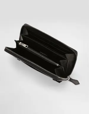 Dolce & Gabbana Zip-around Calfskin Wallet Wallets And Small Leather Goods - Black