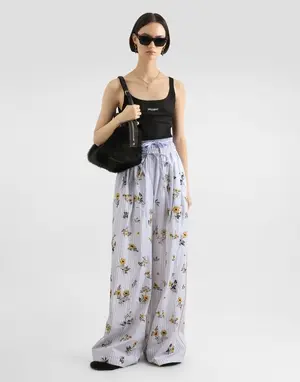 Dolce & Gabbana Ribbed Tank Top Collection Cotton