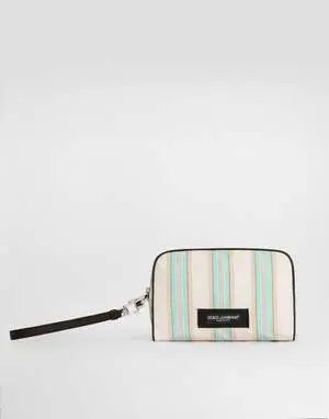 Dolce & Gabbana Striped Poplin Handbag Shoppers - Multicolor