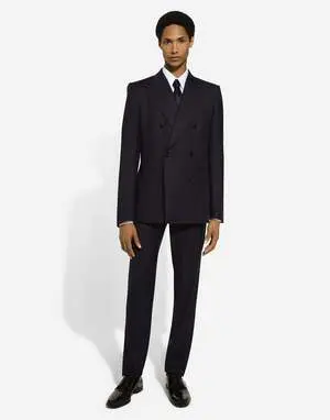 Dolce & Gabbana Double-breasted Wool Sicilia-fit Jacket Suits And Blazers