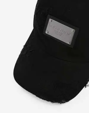 Dolce & Gabbana Cotton Twill Baseball Cap