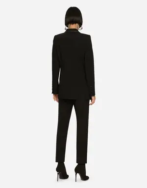 Dolce & Gabbana Single-breasted Twill Turlington Tuxedo Jacket Blazers