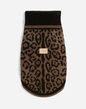 Dolce & Gabbana Wool Dog Sweater Dog Accessories Animal - Print