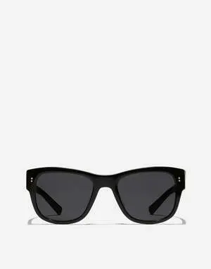 Dolce & Gabbana Doico Sunglasses Icons Acetate - Black