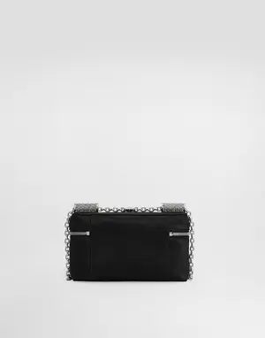 Dolce & Gabbana Sicily Medium Satin And Pavé Tubes Shoulder Bag