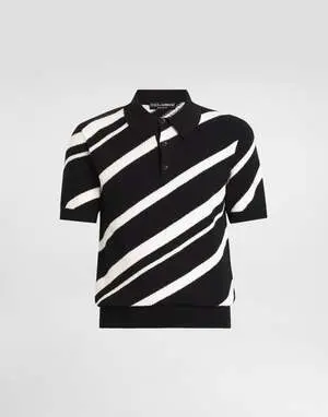 Dolce & Gabbana Slim Fit Polos For Men