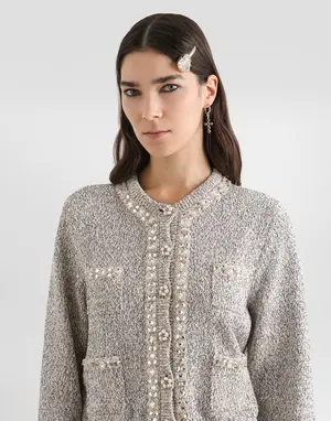 Dolce & Gabbana Cotton And Silk Cardigan Sweaters And Cardigans