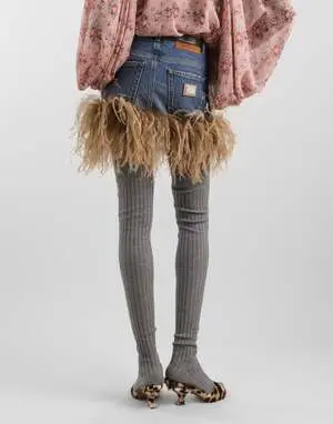 Dolce & Gabbana Denim Skirt Denim And Jeans Multi-colored