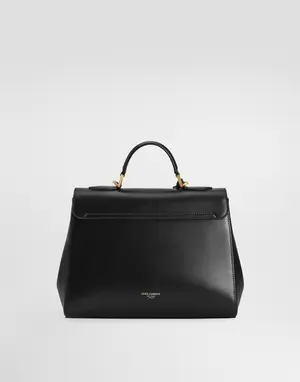 Dolce & Gabbana Marlene Handbag In Palmellato Calfskin Collection - Black