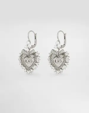 Dolce & Gabbana Devotion Earrings 18-carat Gold And Diamonds Earrings