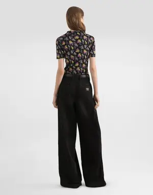 Dolce & Gabbana Small Floral-print Silk Pullover - Multicolor