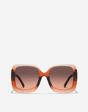 Dolce & Gabbana Maiolica Arancione Sunglasses New Arrivals - Transparent Gradient Orange