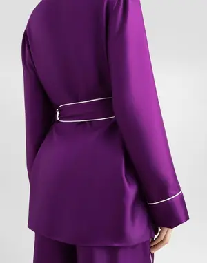 Dolce & Gabbana Silk Twill Vanity Shirt Shirts And Tops