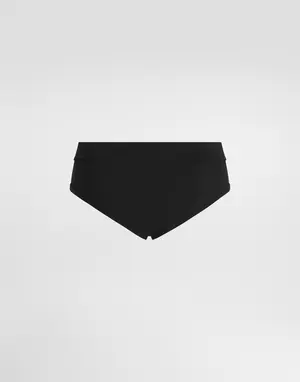 Dolce & Gabbana Swim Briefs With Logo Beachwear - Black