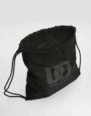 Dolce & Gabbana Nylon Backpack With Printed Logo Accessories
