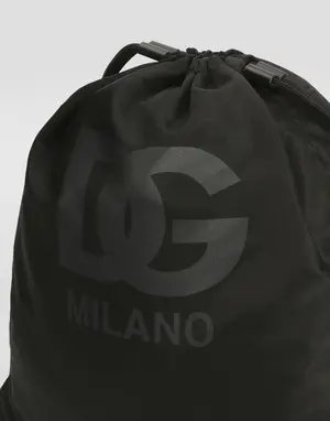 Dolce & Gabbana Nylon Backpack With Printed Logo Accessories