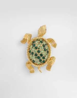 Dolce & Gabbana Turtle Brooch Bijoux Metal - Multicolor