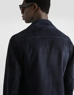 Dolce & Gabbana Leather Zipped Jacket Coats And Jackets