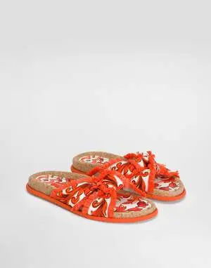 Dolce & Gabbana Ciabatta Flat Slides And Mules