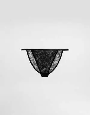 Dolce & Gabbana Lace Briefs Underwear - Black