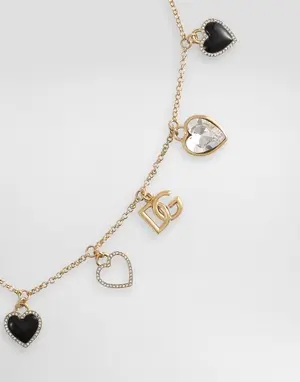 Dolce & Gabbana Metal Heart Motif Necklace