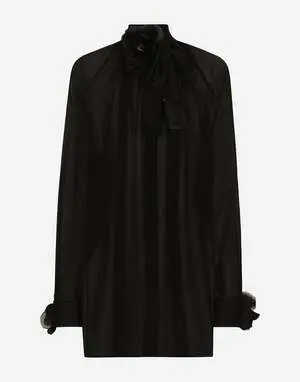 Dolce & Gabbana Camicia Shirts And Tops Silk - Black