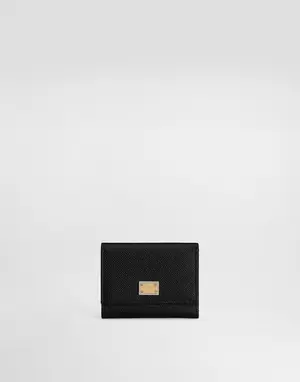 Dolce & Gabbana Dauphine Calfskin Wallet Wallets And Small Leather Goods Leather - Black