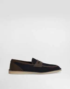 Dolce & Gabbana Split Calfskin Slipper Drivers - Multicolor