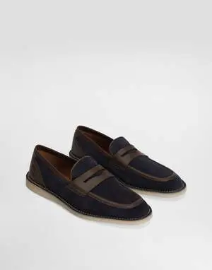 Dolce & Gabbana Split Calfskin Slipper Drivers - Multicolor