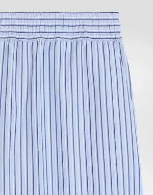 Dolce & Gabbana Striped Poplin Bermuda Shorts Pants And Shorts Multi-colored