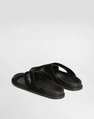 Dolce & Gabbana Calfskin Sandals - Black
